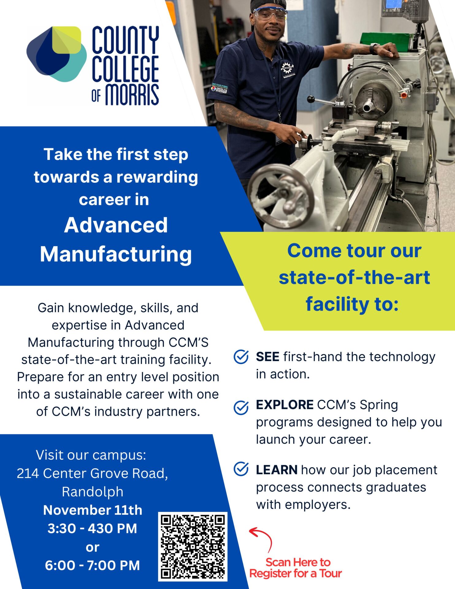 Adv Man Site Tour Flier Nov 2025 - Passaic County One Stop Career Center